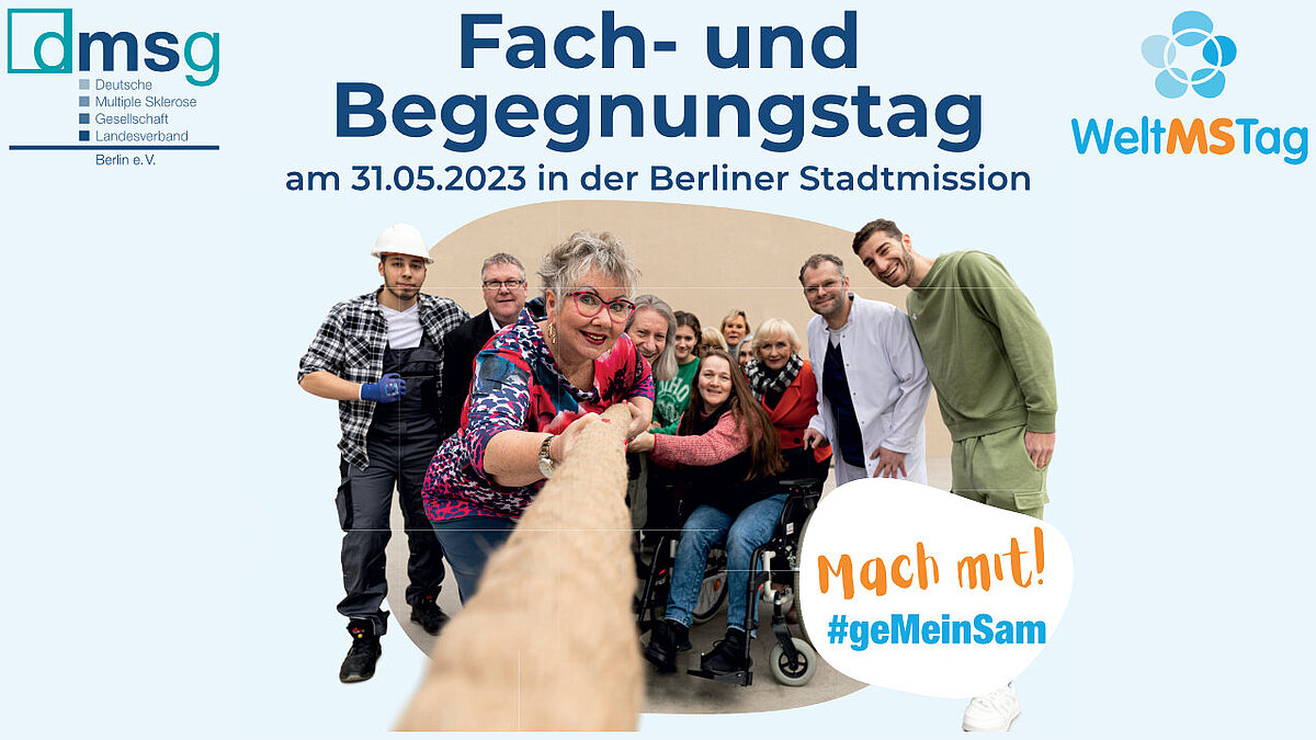 Fach- und Begegnungstag der DMSG Berlin zum Welt-MS-Tag 2023 / DMSG Berlin